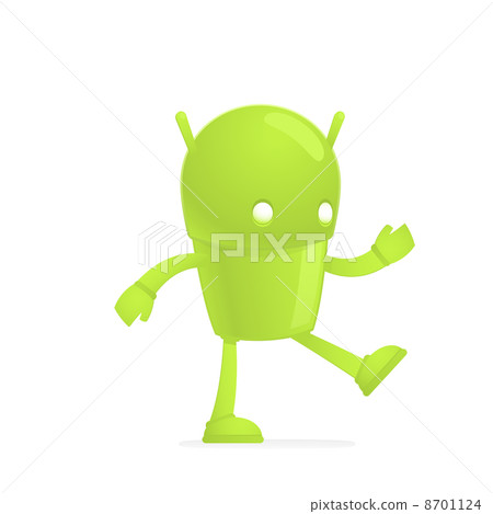 funny cartoon android - Stock Illustration [8701124] - PIXTA