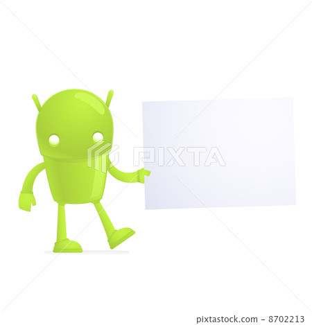 funny cartoon android - Stock Illustration [8702213] - PIXTA