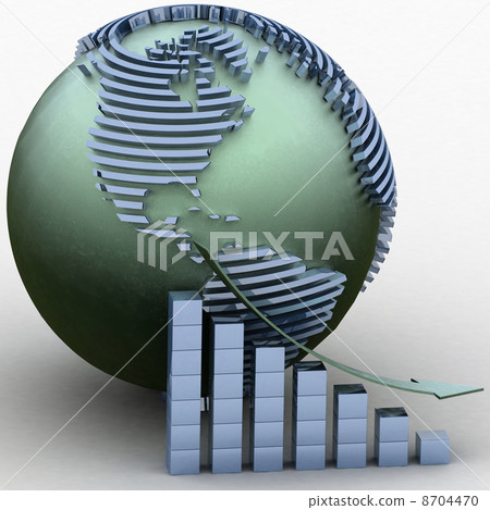 lowering chart with a pointer on a background a... - Stock Illustration ...
