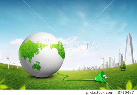 background, earth, high rise - Stock Illustration [8710487] - PIXTA