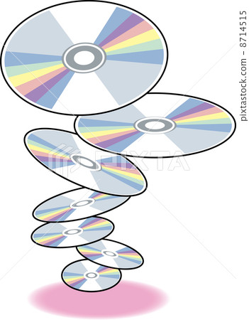 Disc media collection - Stock Illustration [8714515] - PIXTA