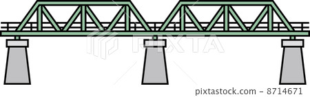 Iron bridge - Stock Illustration [8714671] - PIXTA