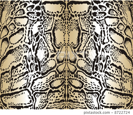 Pattern background clouded leopard - Stock Illustration [8722724] - PIXTA