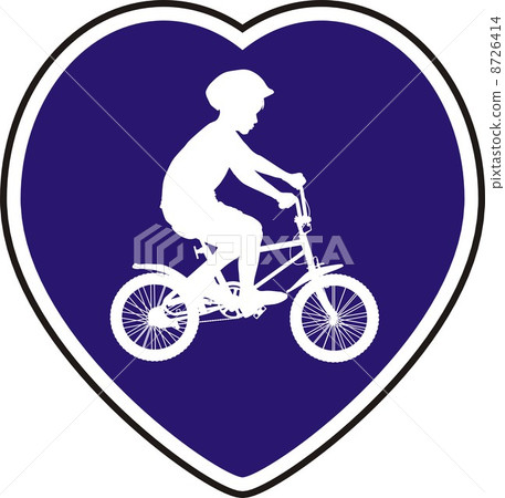 Cycle Path - Stock Illustration [8726414] - PIXTA