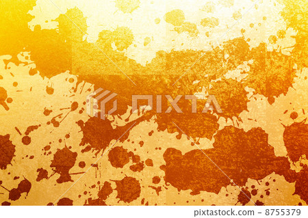 Pattern of gilt and ink - Stock Illustration [8755379] - PIXTA