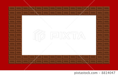 Chocolate frame - Stock Illustration [8814047] - PIXTA
