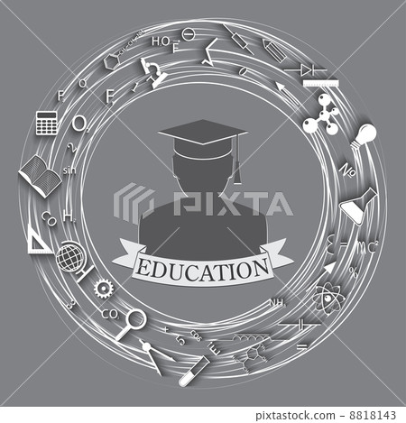 education abstract background - Stock Illustration [8818143] - PIXTA