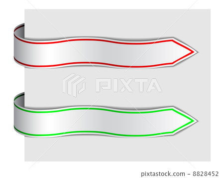 arrow ribbon signs - Stock Illustration [8828452] - PIXTA