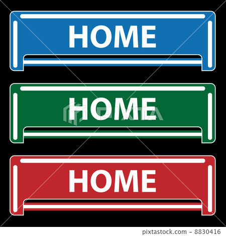 retro web buttons - Stock Illustration [8830416] - PIXTA