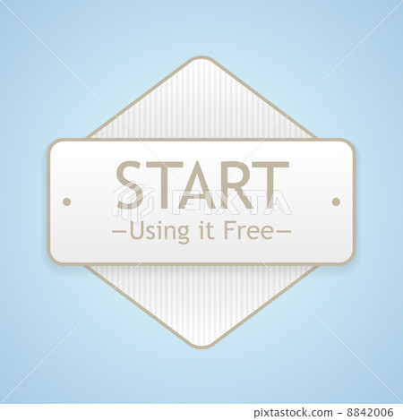 Start using it free - Stock Illustration [8842006] - PIXTA