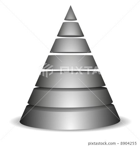 pyramid_round_01 - Stock Illustration [8904255] - PIXTA