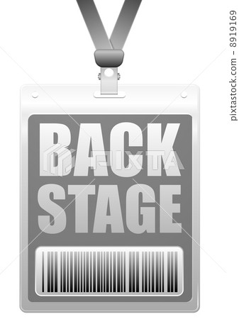 backstage badge - Stock Illustration [8919169] - PIXTA