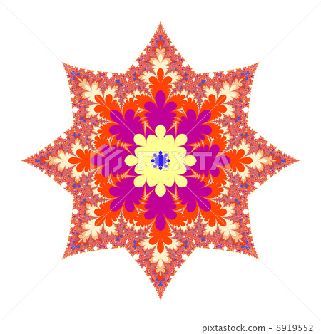 Colorful Christmas star - Stock Illustration [8919552] - PIXTA