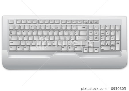 isolated keyboard-插圖素材 [8950805] - PIXTA圖庫