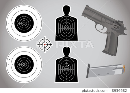 accuracy, ammunition, bullet - Stock Illustration [8956682] - PIXTA