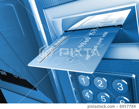 cash machine background - Stock Illustration [8957784] - PIXTA