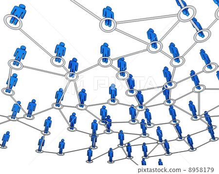 virtual connection - Stock Illustration [8958179] - PIXTA