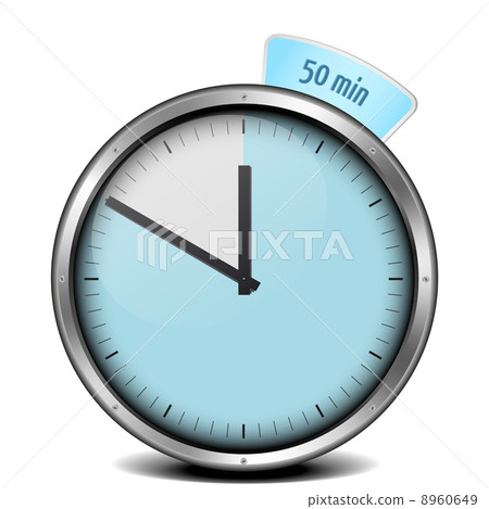 50min timer - Stock Illustration [8960649] - PIXTA