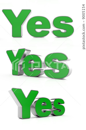 Yes-插圖素材 [9005154] - PIXTA圖庫