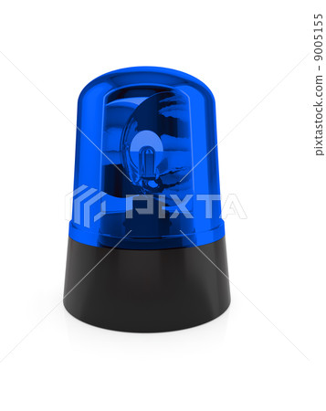 Blue flashing light - Stock Illustration [9005155] - PIXTA