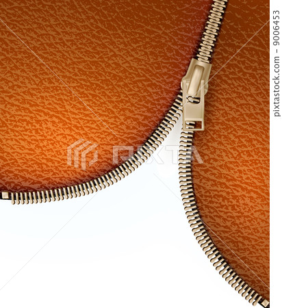 Brown leather texture background with zipper.... - Stock Illustration ...