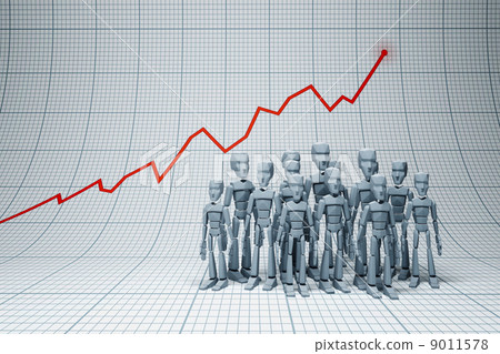 positive trend - Stock Illustration [9011578] - PIXTA
