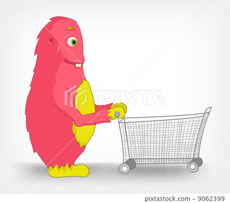 Funny Monster. Touch Screen. - Stock Illustration [9062399] - PIXTA