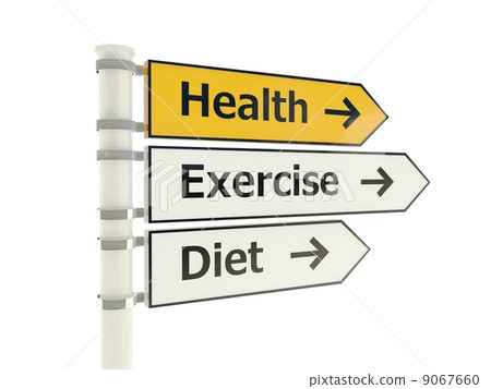 Health road sign - Stock Illustration [9067660] - PIXTA