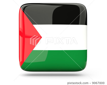 Square icon of palestinian territory - Stock Illustration [9067800] - PIXTA