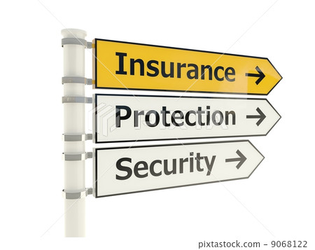 Insurance road sign - Stock Illustration [9068122] - PIXTA