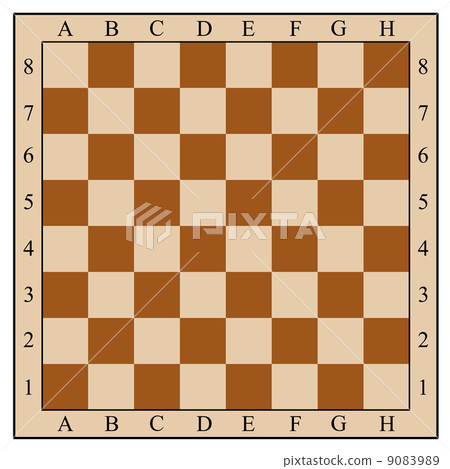 Chess board without chess pieces - Stock Illustration [9083989] - PIXTA