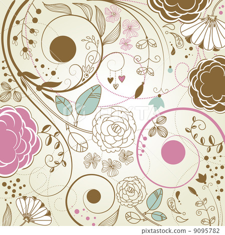 fabric, element, decor - Stock Illustration [9095782] - PIXTA