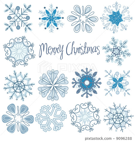 variation, symbol, snowflake - Stock Illustration [9096288] - PIXTA