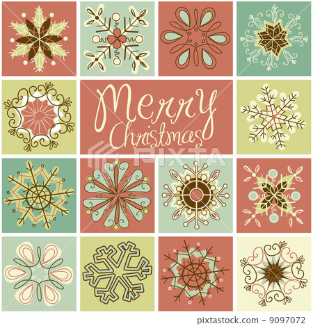 variation, symbol, snowflake - Stock Illustration [9097072] - PIXTA