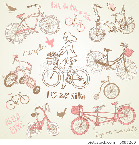 coaster, cycle, drawing - Stock Illustration [9097200] - PIXTA