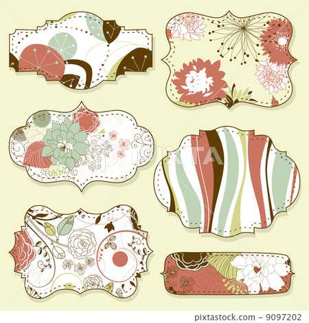 floral, element, curve - Stock Illustration [9097202] - PIXTA