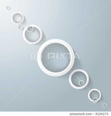 Infographic White Rings Line - Stock Illustration [9100273] - PIXTA
