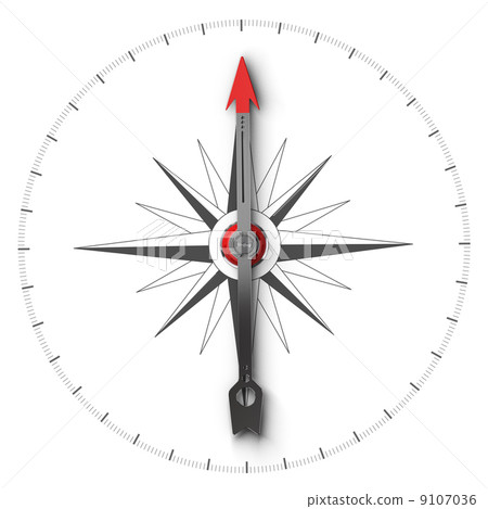 Compass Direction Background - Stock Illustration [9107036] - PIXTA