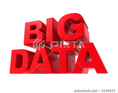Big Data - Red Text Isolated on White. - Stock Illustration [9149933 ...