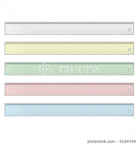 Set of Ruler - Stock Illustration [9184549] - PIXTA