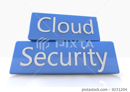Blue box Cloud Security - Stock Illustration [9231204] - PIXTA