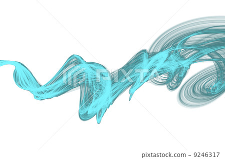 abstract twisted net wave - Stock Illustration [9246317] - PIXTA