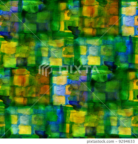 grunge band yellow, green texture, watercolor... - Stock Illustration ...