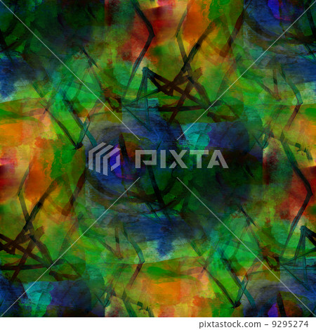 grunge band texture, watercolor green yellow... - Stock Illustration ...