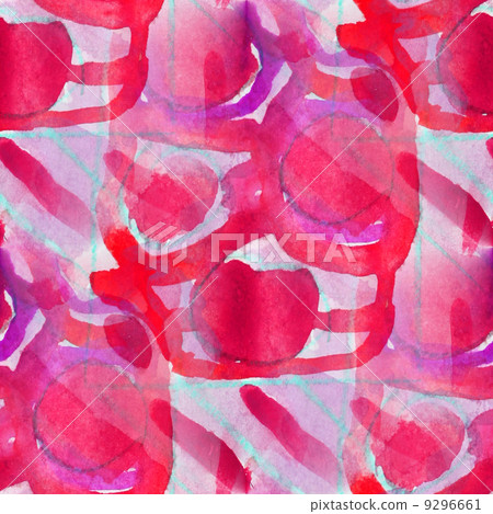 seamless pink, purple cubism abstract art... - Stock Illustration ...