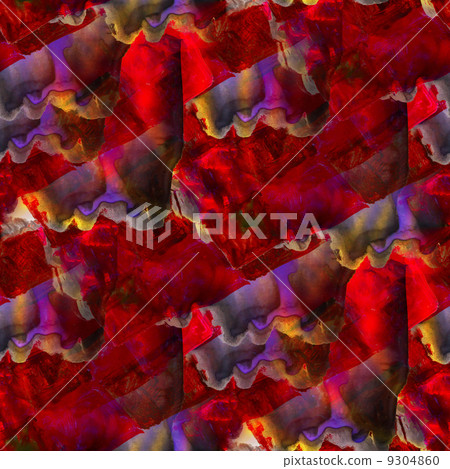 raster paint red, purple smears seamless... - Stock Illustration ...
