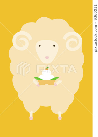 Sheep and soup no mochi character - Stock Illustration [9360011] - PIXTA