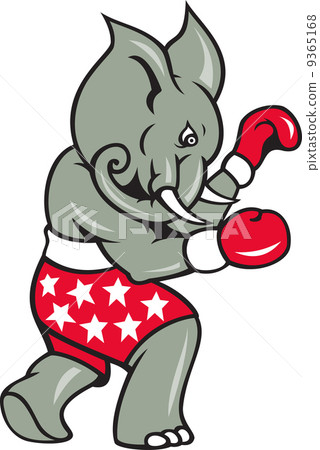 Elephant Boxer Boxing Stance - Stock Illustration [9365168] - PIXTA