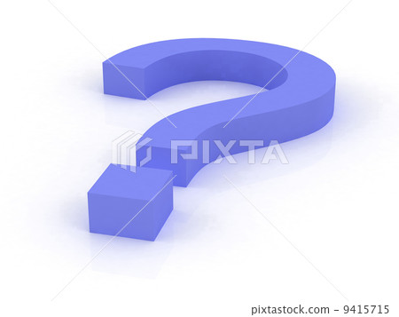 Big Question Blue - Stock Illustration [9415715] - PIXTA