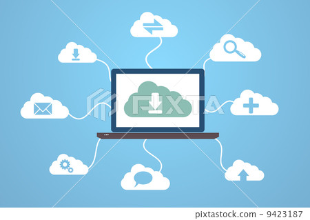computing - Stock Illustration [9423187] - PIXTA